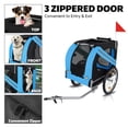 Large Folding Bike Trailer for Dogs – 66LB Capacity All-Terrain Pet ...
