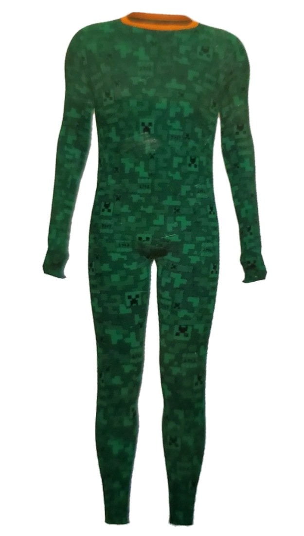 Climateright By Cuddl Duds Minecraft Boys Thermal Set, Sizes S-L ...