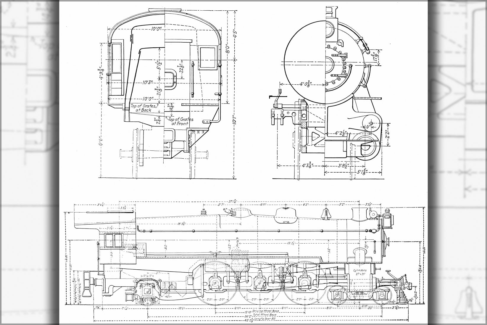 24"x36" Gallery Poster, Pennsylvania Railroad K4s 4-6-2 Pacific steam ...