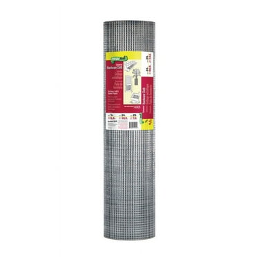 Garden Craft 24in H x 5ft L Gray Galvanized Steel Hardware Cloth with 1 ...