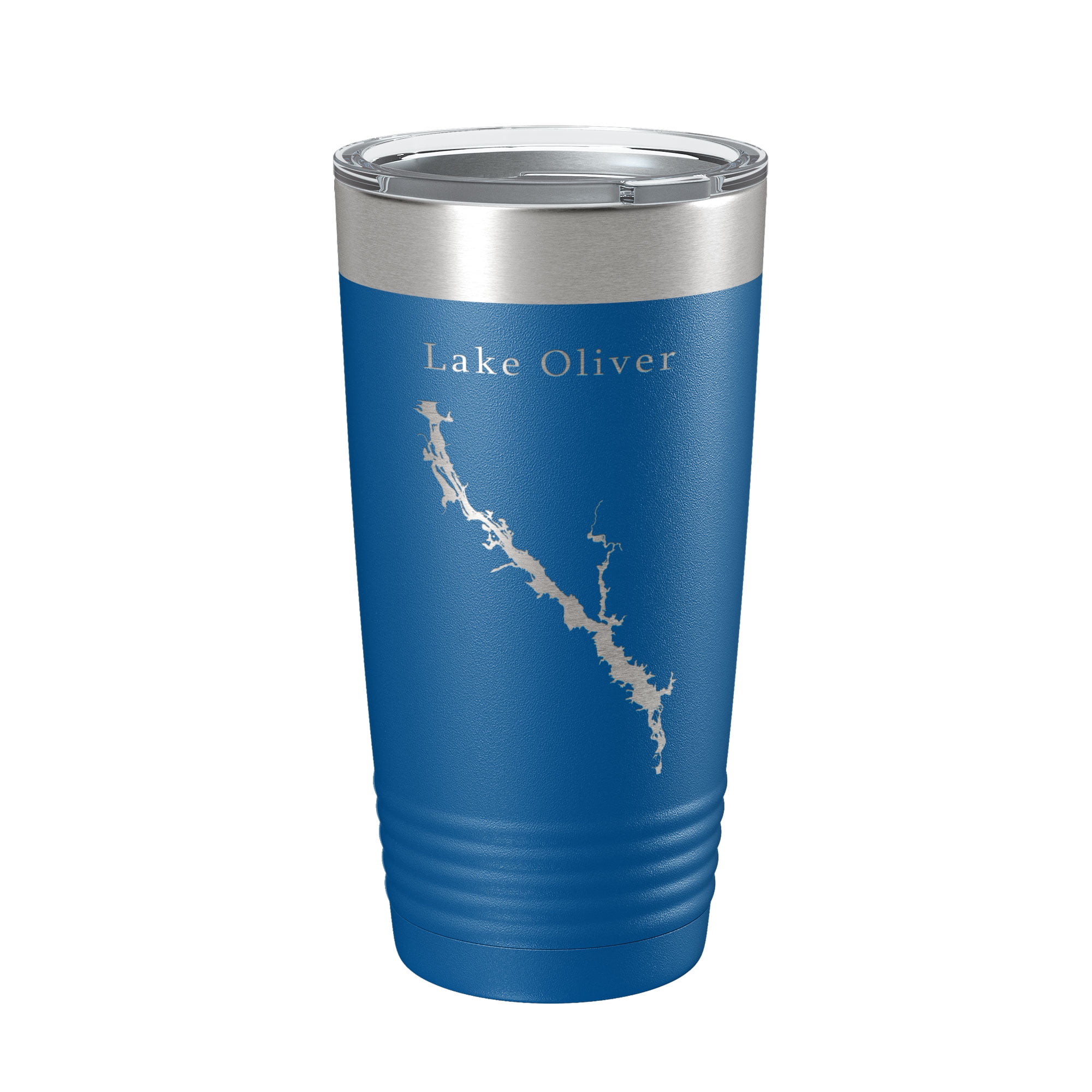 Lake Oliver Map Tumbler Travel Mug Insulated Laser Engraved Coffee Cup ...