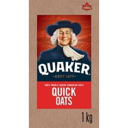 Great Value Quick Oats 1 kg, 100% Whole Grain Rolled Oats - Walmart.ca