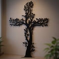AOOOWER Decorative Hanging Wall Crosses Metal Crosses Wall Art,Metal ...