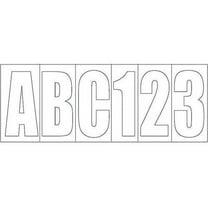 Shoreline Marine 3 in Letters and Numbers Kit, White Block Style ...
