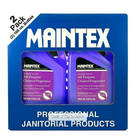 Maintex All Purpose Cleaner & Degreaser, Lavender, 160 fl oz, 2 ct ...