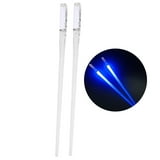 D-GROEE LED Glowing Light Chop Sticks REUSABLE Sushi Lightup Sabers ...