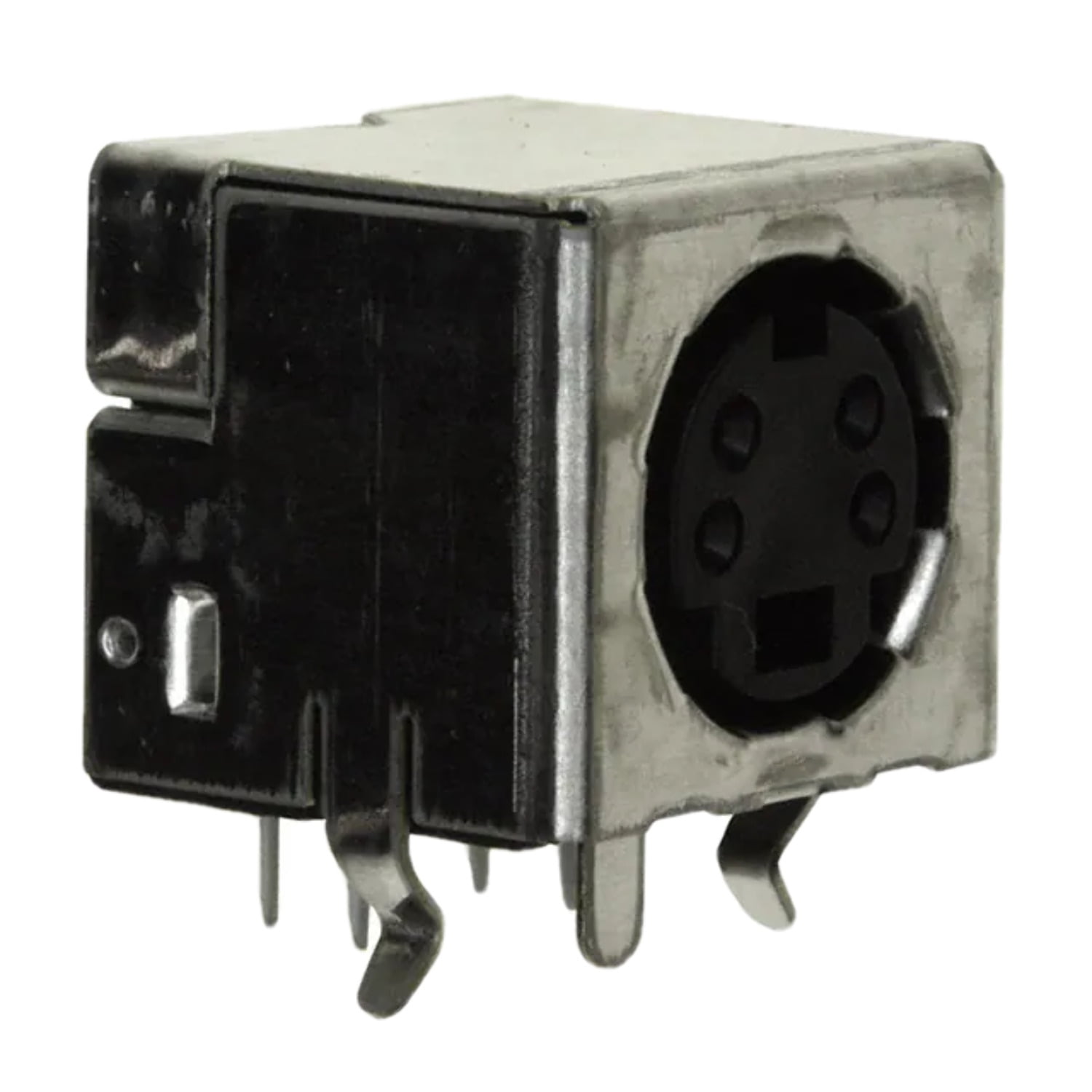 749230-1 Connector Circular Receptacle 4 Position Female Sockets Solder ...