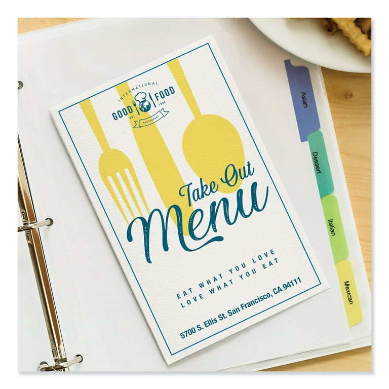 Textured Half Fold Invitation Templates