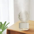 erfcxs Head Rechargeable Mini Convenient Desk Fan Dormitory ...