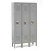 Single Tier Locker, 12x12x72, 3 Door Unassembled, Tan - Walmart.com
