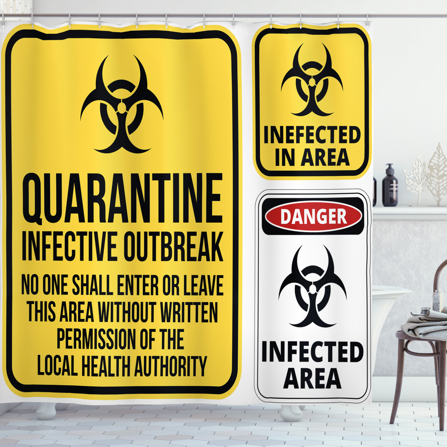 Zombie Quarantine Sign
