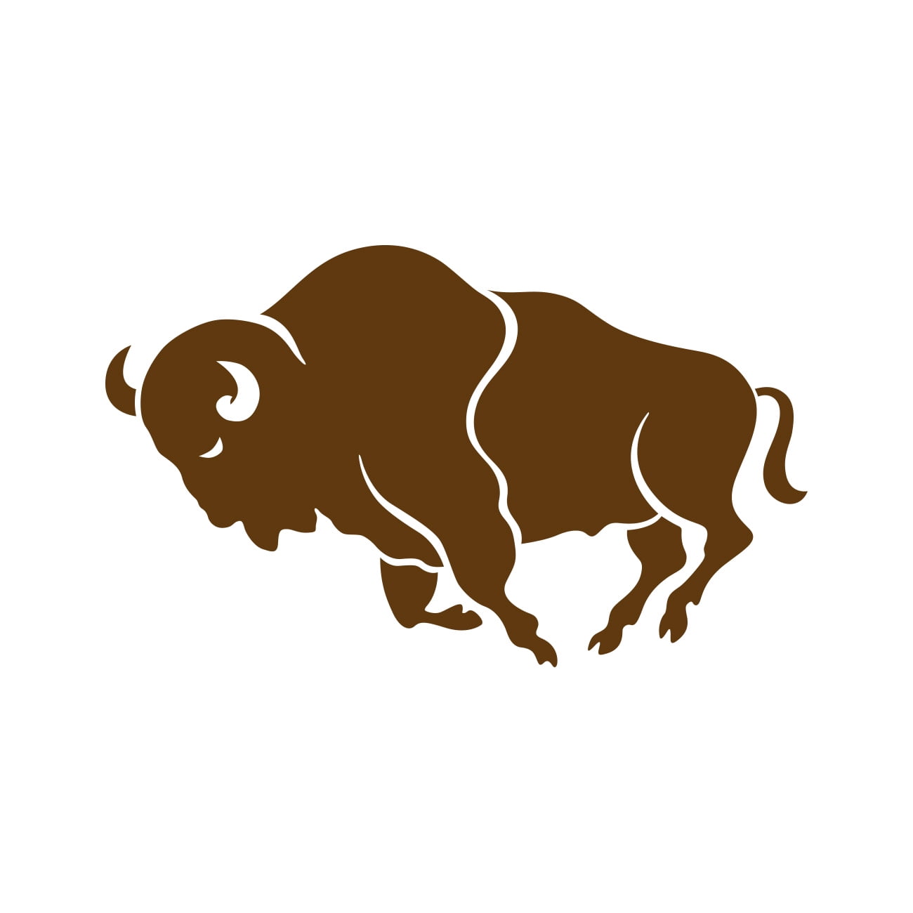 Buffalo Sticker Decal Die Cut - Self Adhesive Vinyl - Weatherproof ...