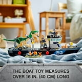 LEGO Jurassic World Park sets: Baryonyx Dinosaur Boat Escape 308-piece ...