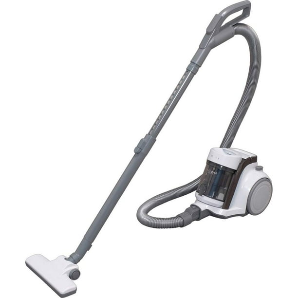 Iris Ohyama IC-C102-W Vacuum Cleaner, Cyclone Type, Compact, Lightweight, with Nozzle, White ...