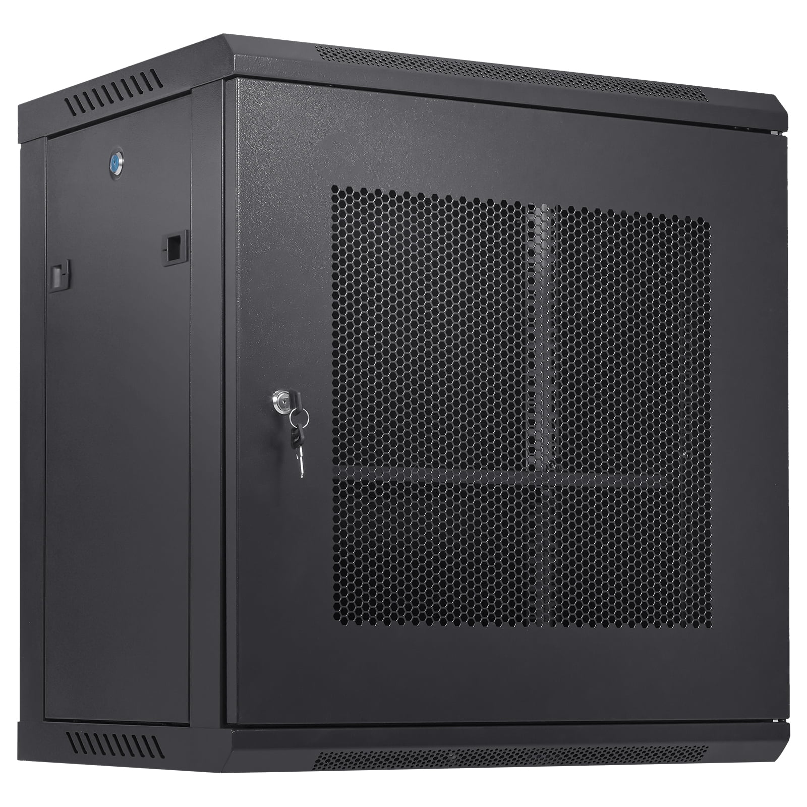 BENTISM 12U Wall Mount Network Server Rack Cabinet Enclosure 15.5 ...
