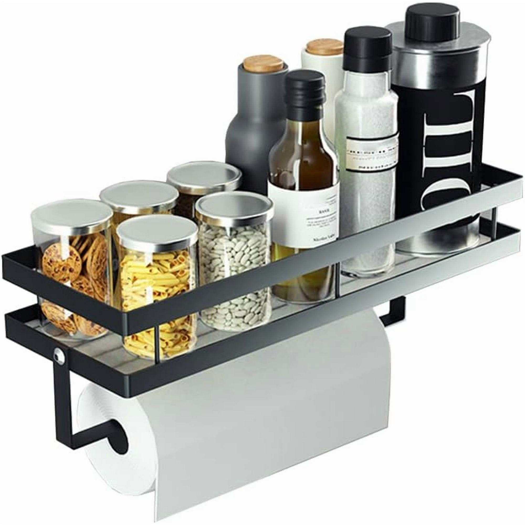 Click here for Siabc-Kitchen Wall Mounted Spice Rack With Paper T... prices
