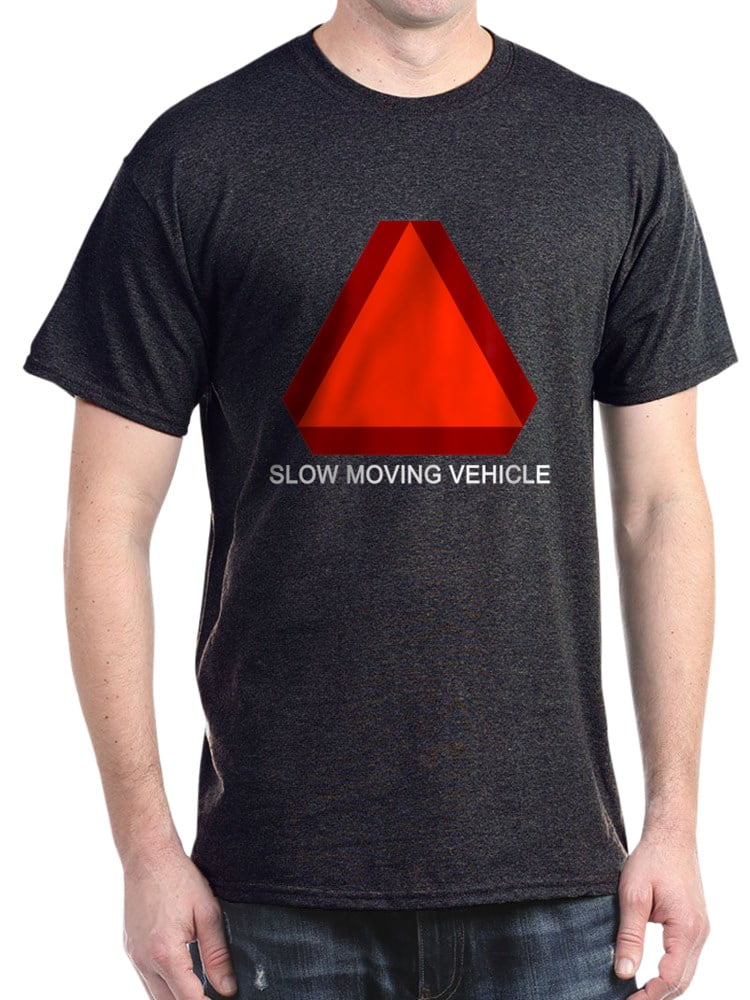 CafePress - CafePress - Slow Moving Vehicle T Shirt Green/Blue/Red ...
