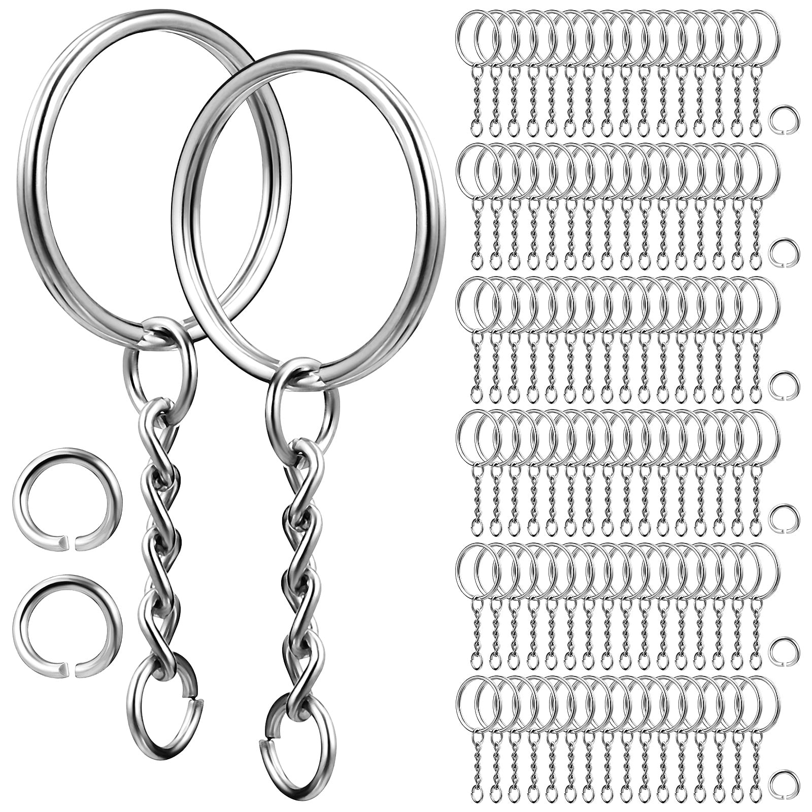 Click here for Hcyz 120 Pcs Keyring Making Supplies Including Key... prices