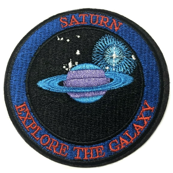 Retro NASA Shuttle Embroidered Patch Iron/Sew-On Applique Space ...