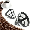 Reusable Coffee Maker Basket Filter, #4 Permanent Filtration, Fits 8-12 ...