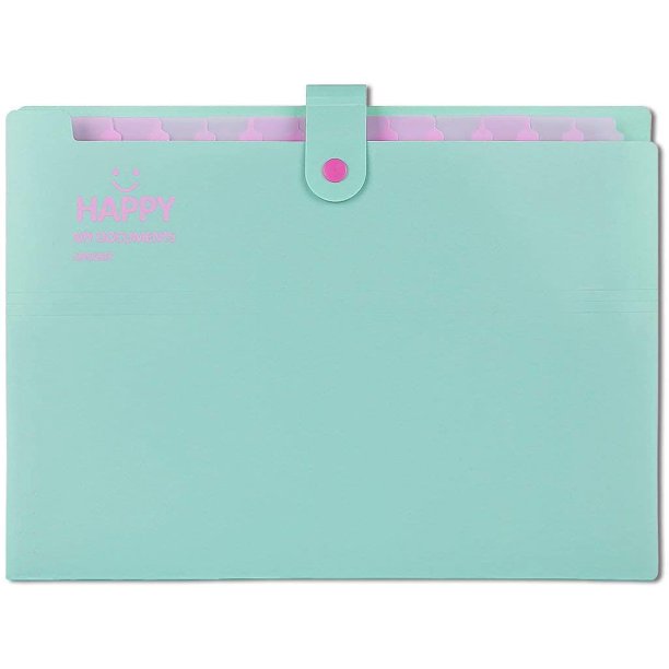 Expandable Portable File Folder, A4 Document Folder, A4 Folded Folder ...