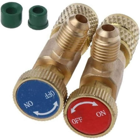 SICED Air Conditioning Valve Adapter, Female Refrigerant Charging Hose ...