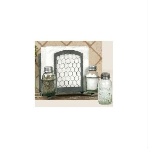 Chicken Wire Salt Pepper and Napkin Caddy - Walmart.com - Walmart.com