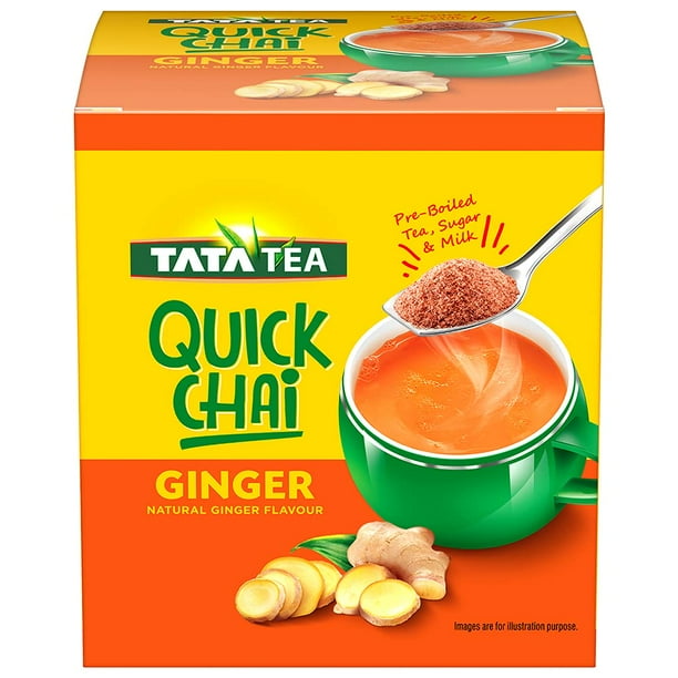 TATA Tea Quick Chai Ginger - 220 Gms (7.76oz) - Walmart.com