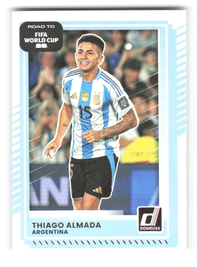 2025-26 Donruss Road to FIFA World Cup #155 Thiago Almada Argentina ...