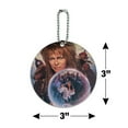 Labyrinth Crystal Ball Goblin King Jareth David Bowie Round Luggage ID ...