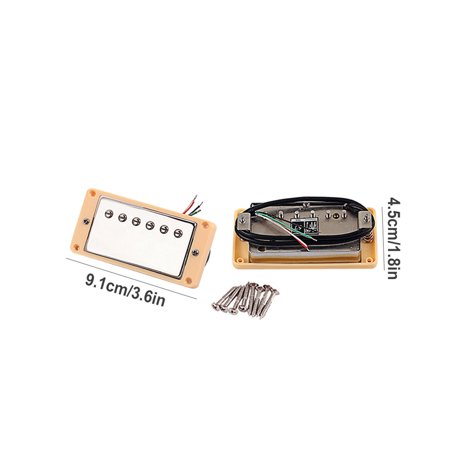 Electric Guitar Pickup With Yellow Frame Coil Covered Upgrade good ...