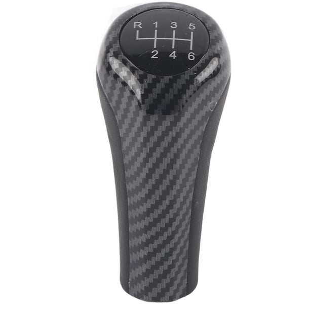 6 Speed Car Gear Shift Knob Stick Head For E90 E91 E92 X1 X3 X5 Carbon ...