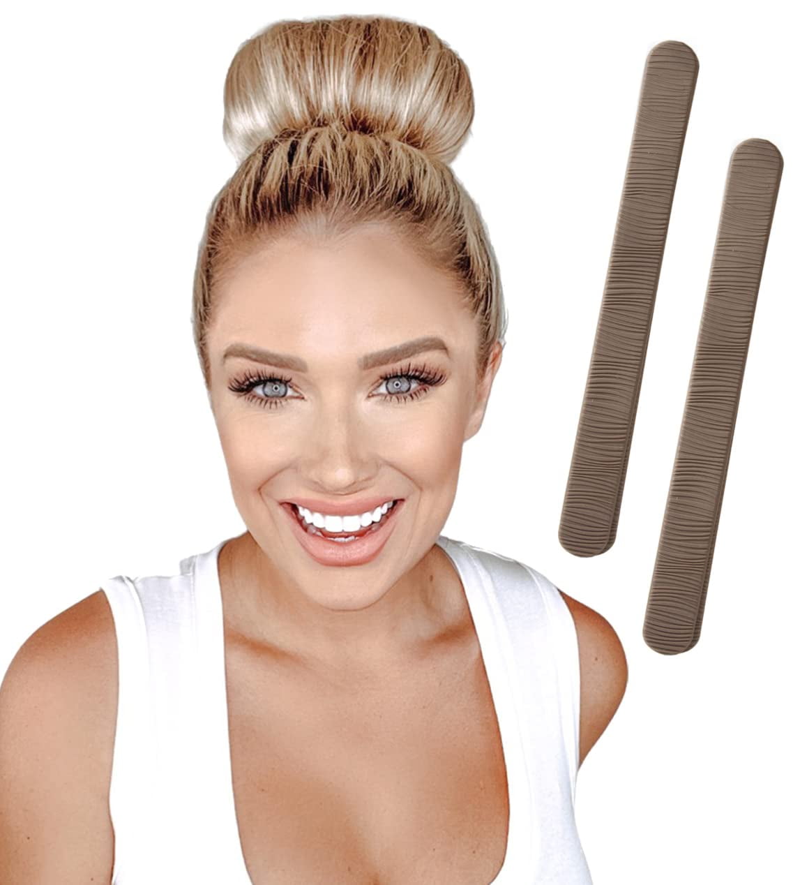 PONY-O Ponytail Holder BUN BARZ – 2 Pack Original Patented No Damage ...