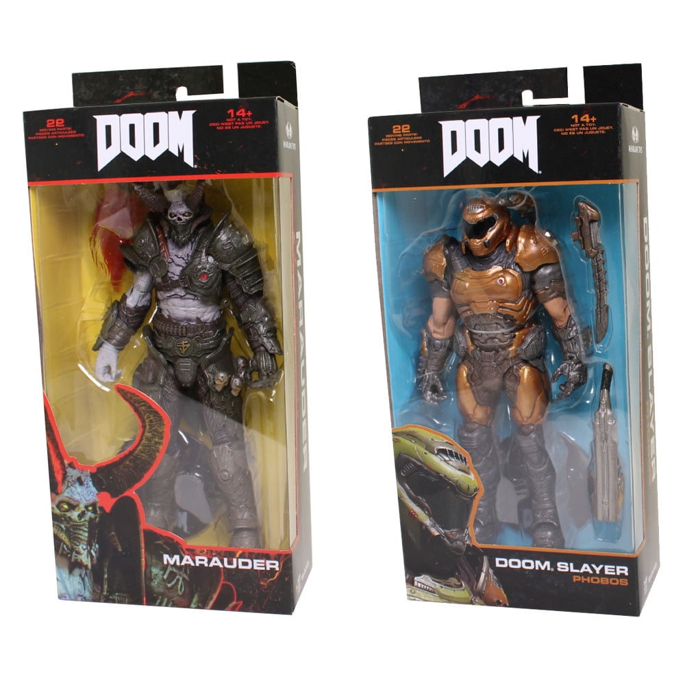 McFarlane Toys Action Figure - DOOM Game Series 2 - SET OF 2 (Marauder ...
