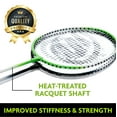 Badminton Net Outdoor Game Set - Rackets Shuttlecocks Combo No Tools ...