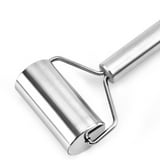 Non-Stick Stainless Steel Bread Roller Dough Fondant Rolling Pin for ...