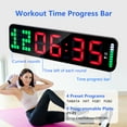 Lucorb Gym Timer Clock Large Digital Wall Countdown Timer With Remote