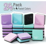 "Mr. Pen Mini Dry Erase Erasers, 24 Pack, Pastel Colors, Magnetic, 2"" x 2"" Whiteboard Erasers ...