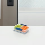 Sistema 1.4 Cup Small Split To Go Food Storage Container, Blue ...