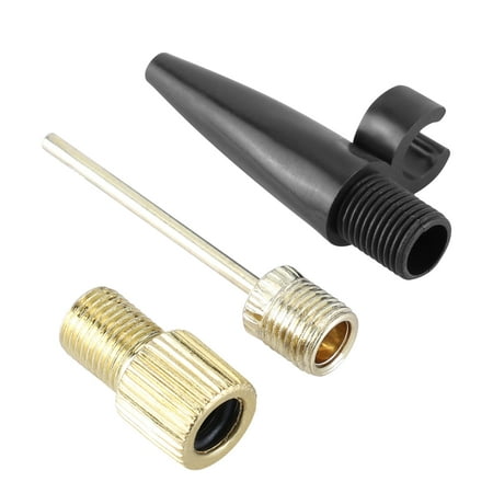 3pcs Bikes Tire Sports Ball Air Bump Needle Adapter; Pump Inflator Kits ...