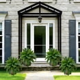 33" 2pcs- 55fronds Artificial Fern Plants for Home Office Outdoor Decor ...