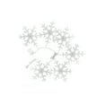Perfect Holiday Snowflake String Lights 6pcs Plug in 8 Light Functions ...