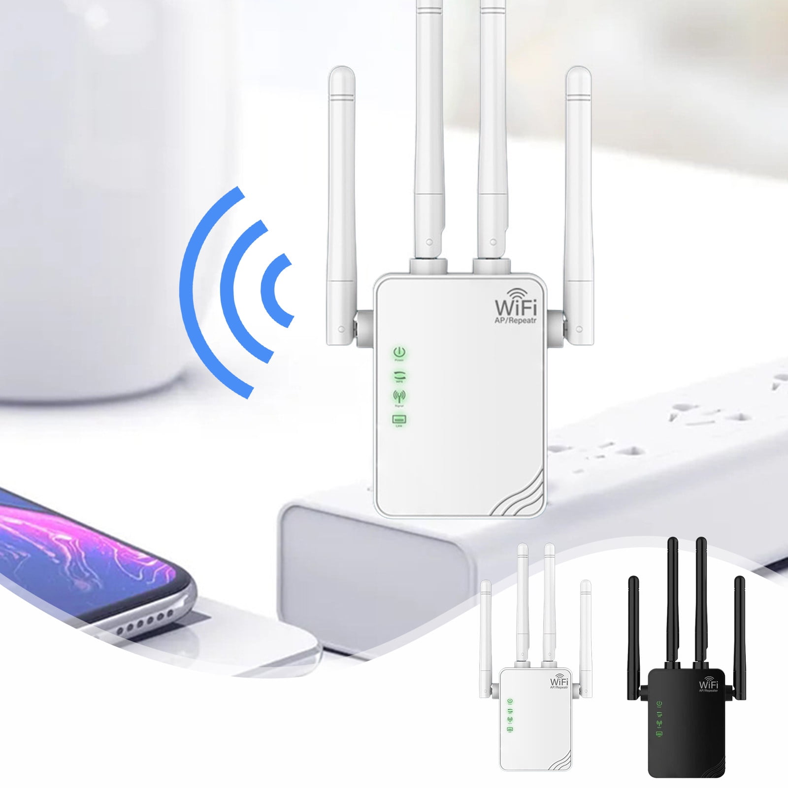 XWSHYW Enrutadores Inalámbricos Amplificador de Extensión de Señal Wifi ...