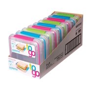 Sistema Reusable Plastic Sandwich To Go Lunch Containers with Lid ...