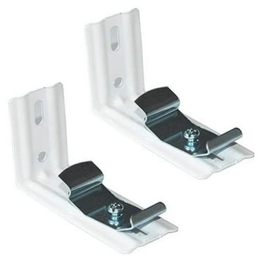 Set of 3 Vertical Blind Adjustable Wall Mount Brackets with 1.5 Inch ...