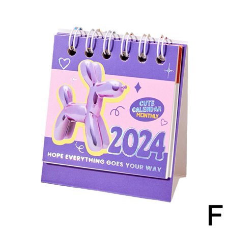 Mini Calendar 2024 Tabletop Small Calendar Small Calendar Ornament K1G7 ...