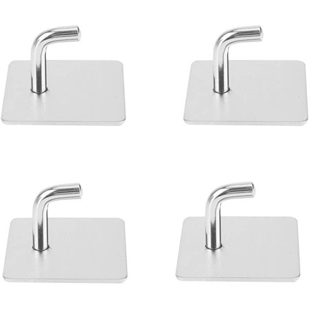 Jinsinto Single Ratchet Stainless Steel Perforated Bathroom Coat Hook ...