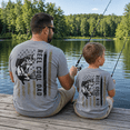 Reel Cool Dad Reel Cool Kid Matching Fishing Shirts, Bass Fishing Dad ...