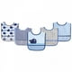 Luvable Friends Baby Boy Waterproof PEVA Bibs 5pk, Blue Whale, One Size ...
