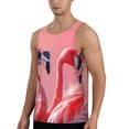 Fotbe Cool Flamingos Sunglasses Scene Pattern Mens Quick Dry Workout